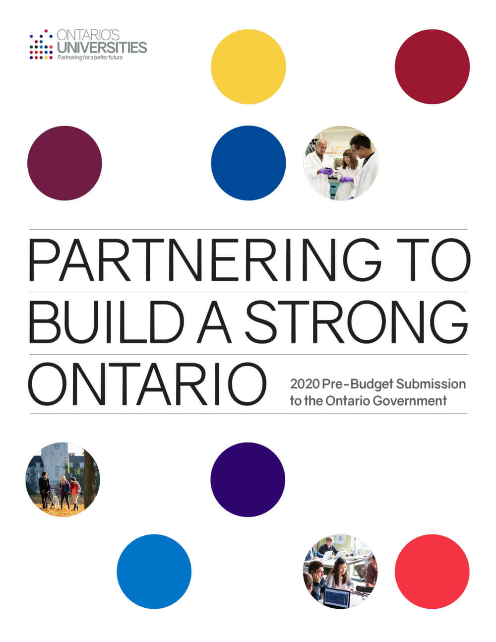Partnering to Build a Strong Ontario: 2020 Pre-Budget Submission to the ...